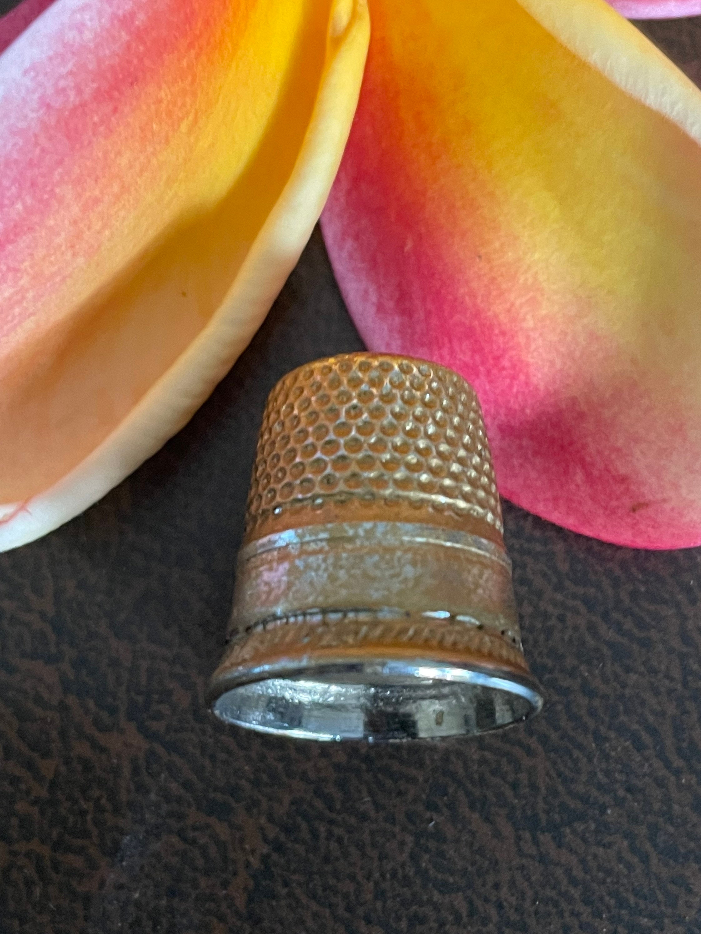 Vintage Brass Thimble, Antique Sewing Tools - Etsy