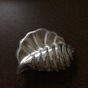 Vintage Sterling Silver Shell Brooch Marked TM-189, Mexico 925 - Etsy