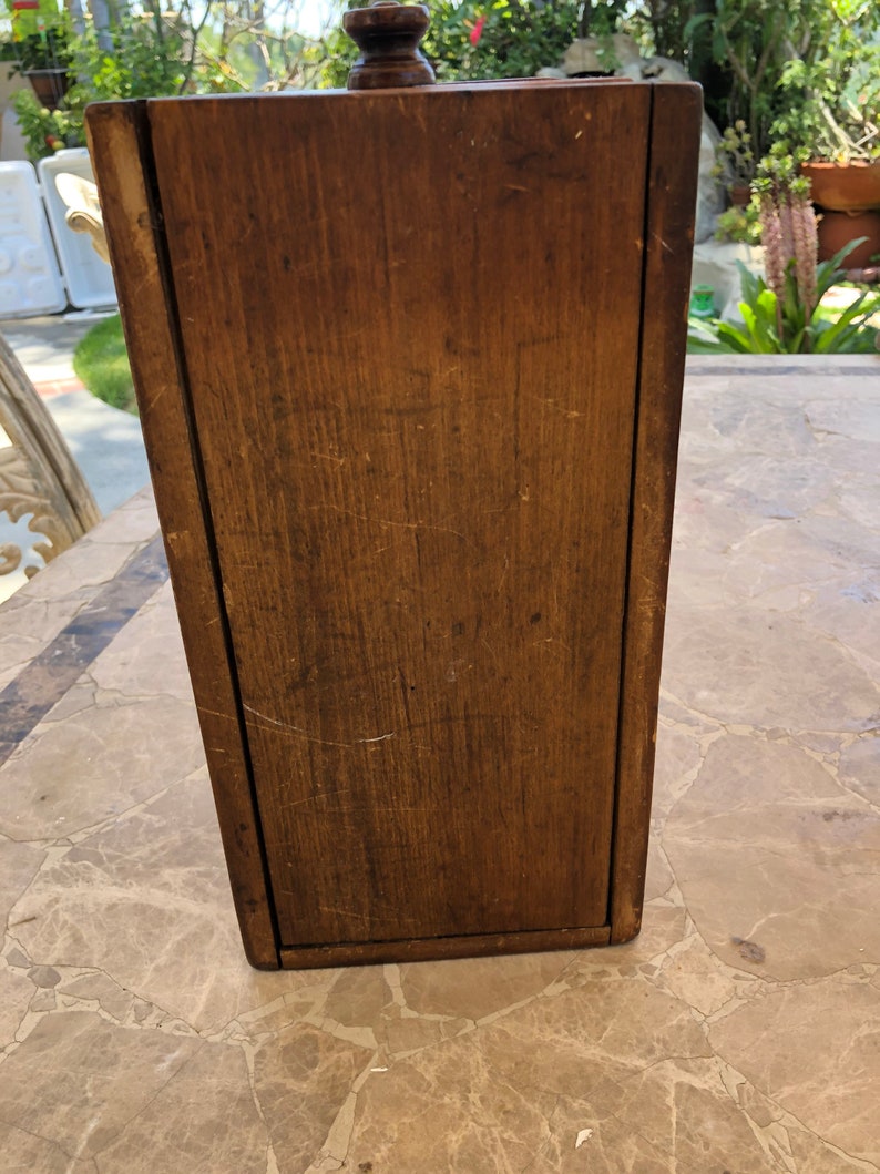 Antique Primitive Candle Box With Dovetailed Corners and - Etsy