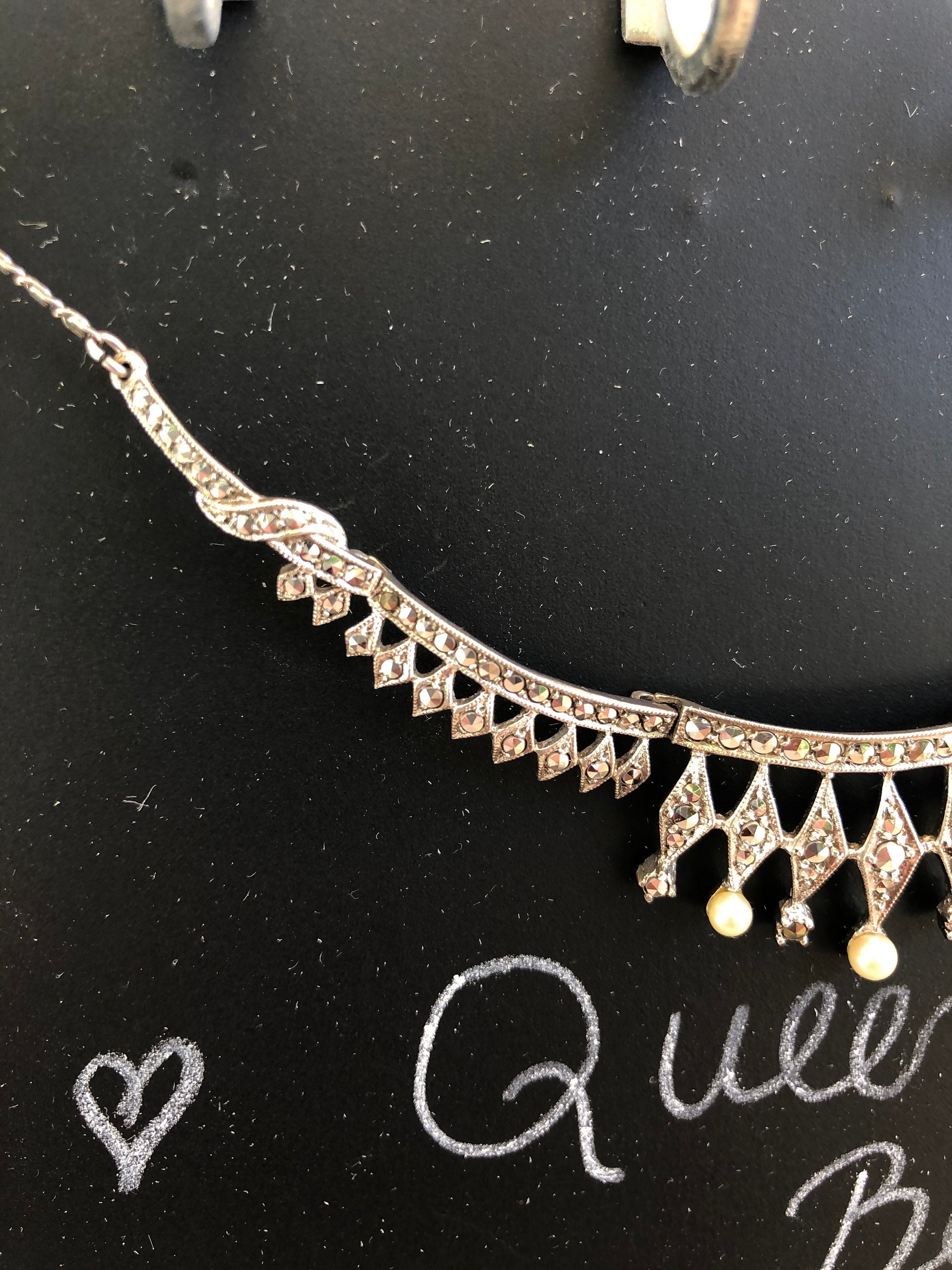 Vintage Marcasite-style 16