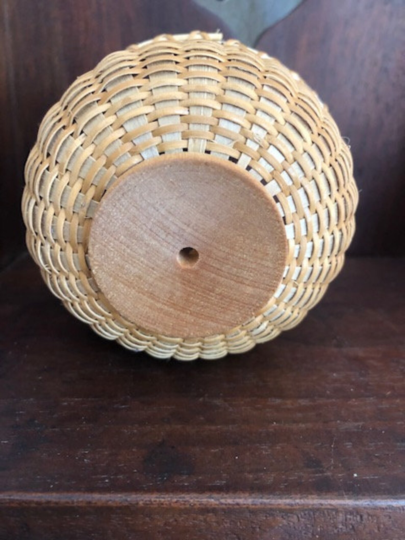 Small Vintage Hand Woven by Susan Heng, Nantucket Basket Reproduction ...