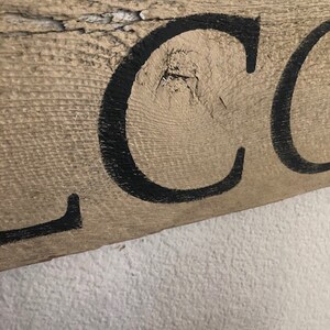Hand Stenciled Welcome Sign, Made From Reclaimed Barn Wood From the ...