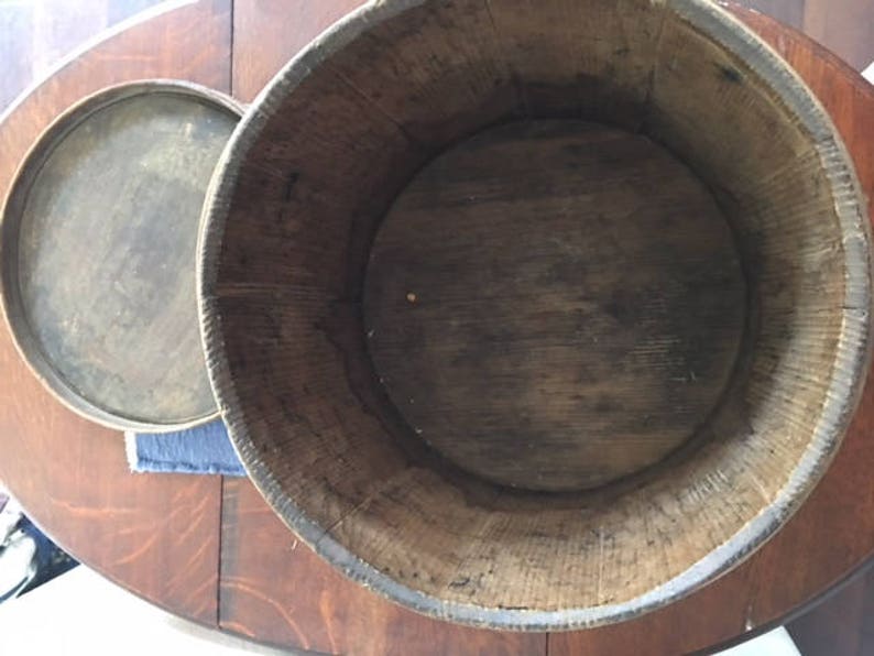Antique Firkin, Sugar Box or Flour Pantry Holder, Circa 1800's - Etsy
