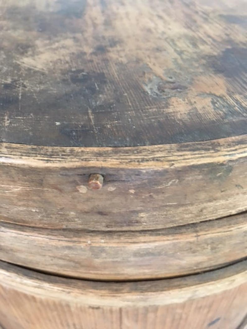 Antique Firkin, Sugar Box or Flour Pantry Holder, Circa 1800's - Etsy
