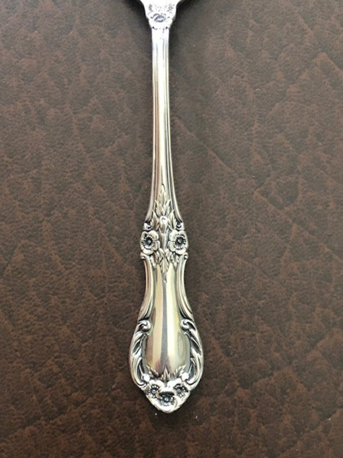 Vintage Sterling Silver Sugar Shell Wild Rose Pattern Spoon | Etsy