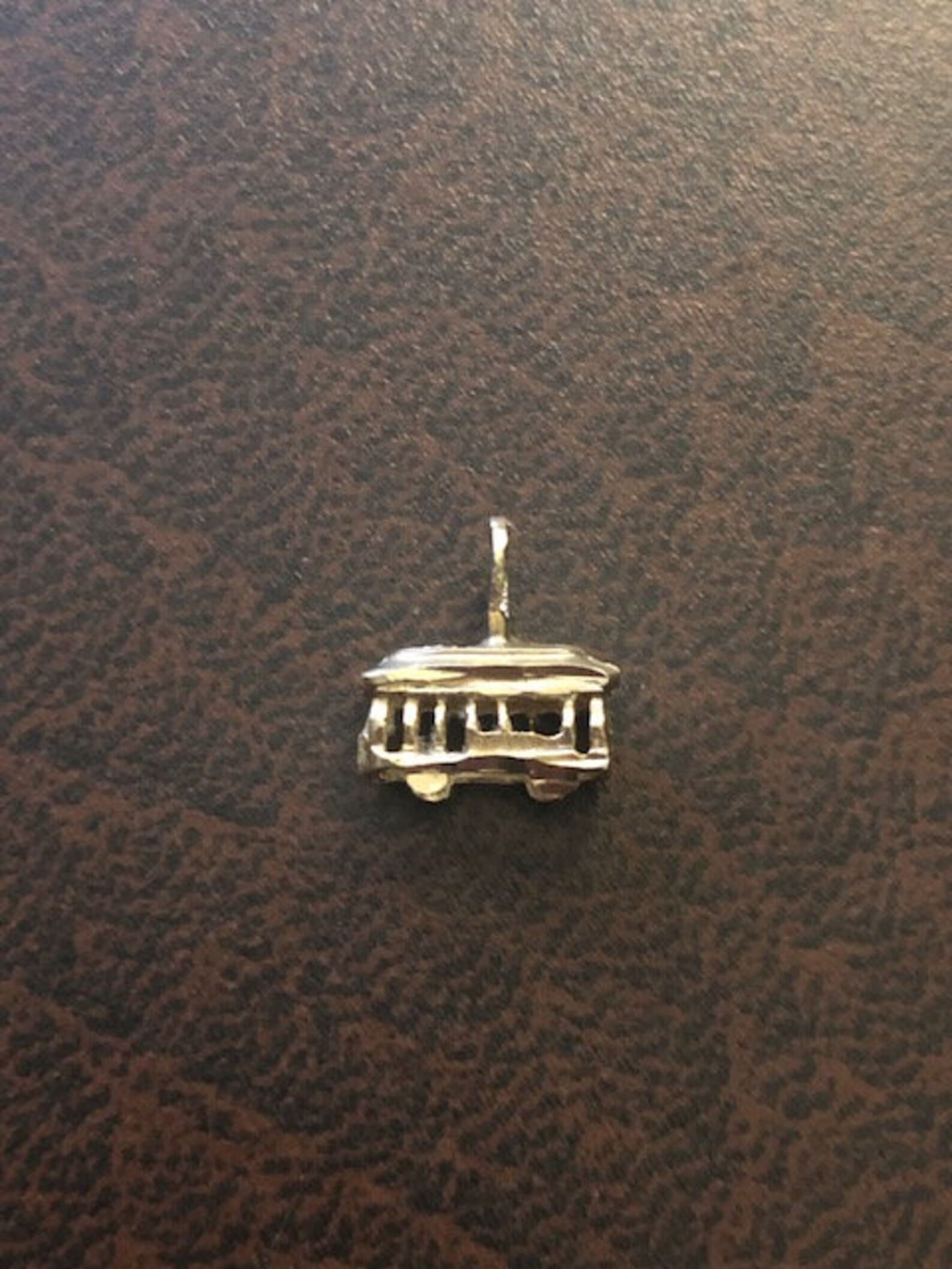 Tiny Vintage 14K Gold Cable Car Charm From San Francisco - Etsy