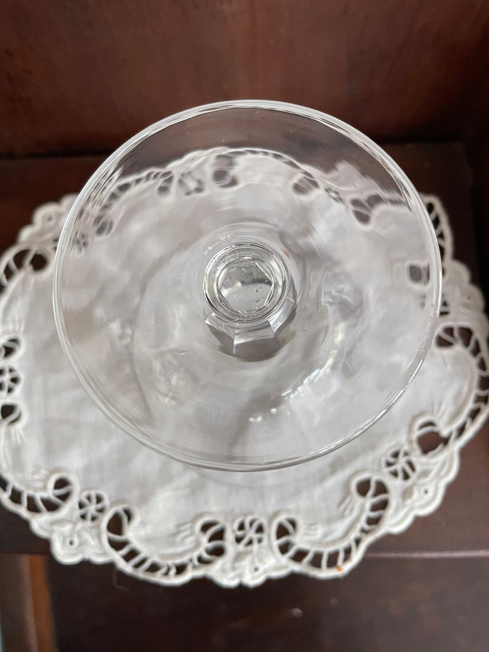 Vintage Kusak Art Cut Crystal Sherbet or Champagne Glasses in Charm ...