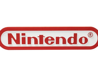 Sign Logo World of Nintendo 3D in Wood Display Hang Wall Man - Etsy