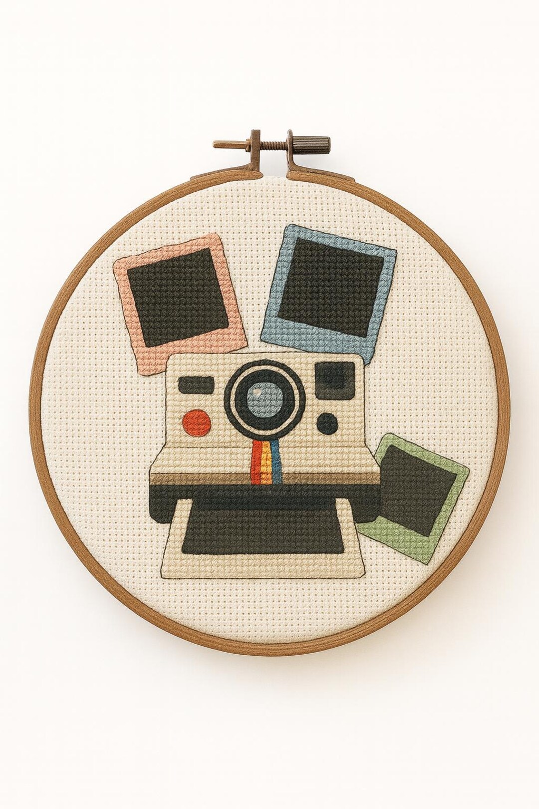Polaroid Camera Cross Stitch Pattern PDF | 100x100 Grid - Etsy