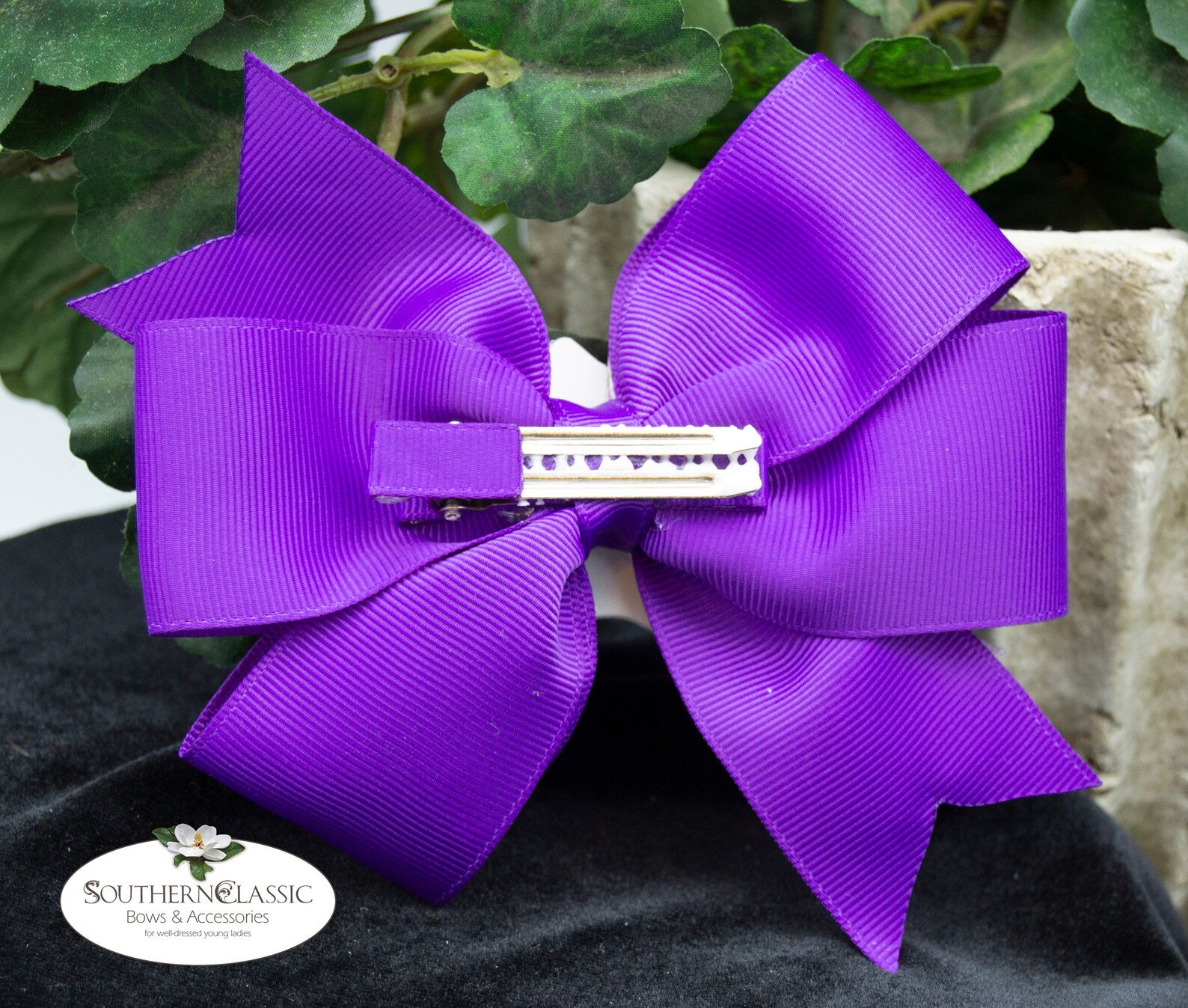 Purple Checks and Vintage Teddy Bears Stacked Boutique Hair - Etsy