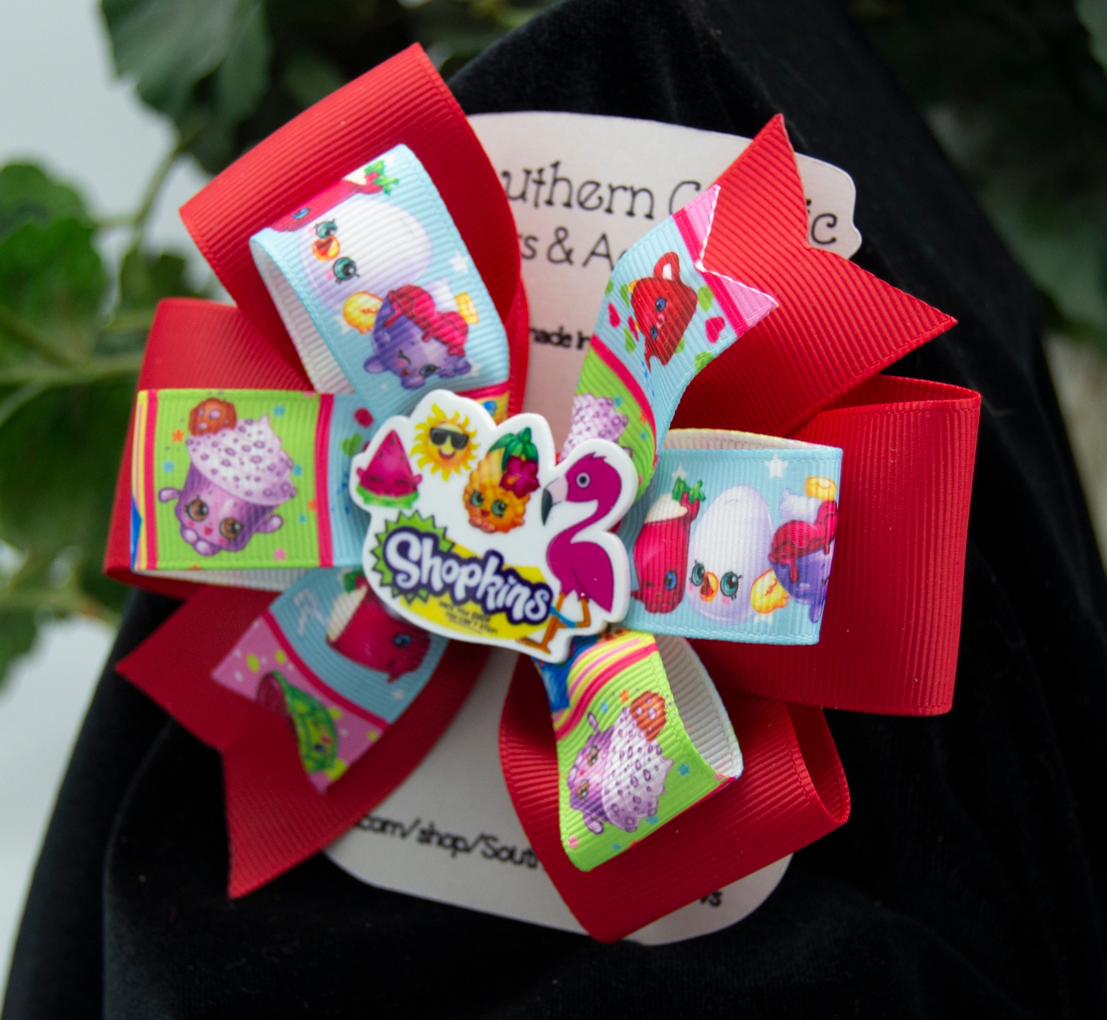 Squishy Kawaii Characters Hair Bow: Stacked Grosgrain Boutique Bow - Etsy