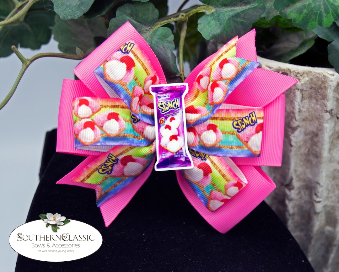 Mexican Cookie Treat Hair Bow: Pink Food Bow - Etsy