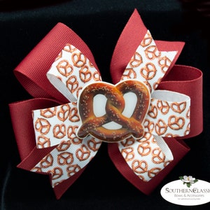 All Pretzels Stacked Pinwheel Bow Cute Pretzel Print - Etsy