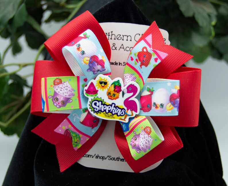Squishy Kawaii Characters Hair Bow: Stacked Grosgrain Boutique Bow - Etsy