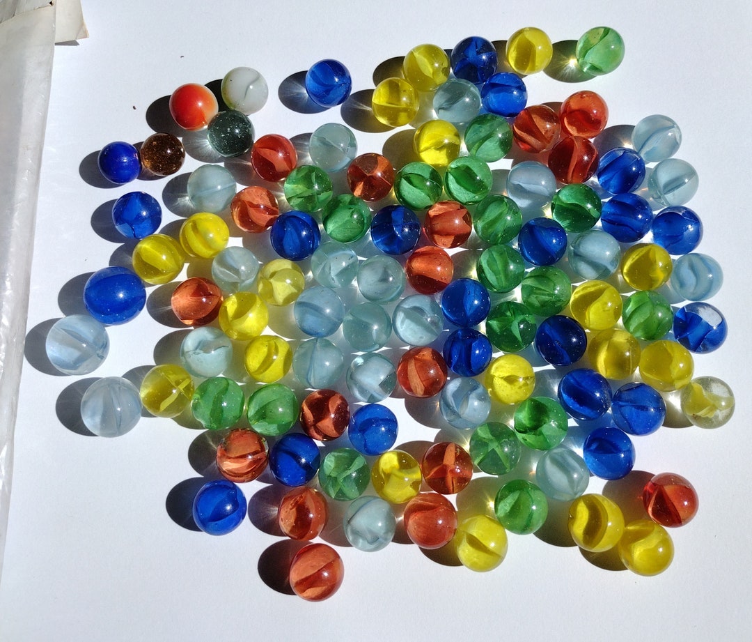 MARBLE KING | 95 Cats Eye Marbles - Etsy