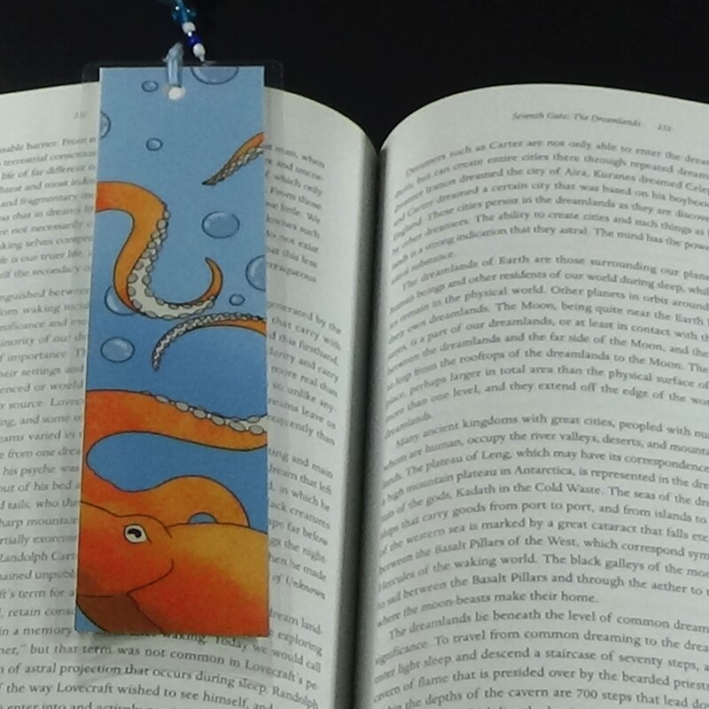 Octopus Bookmark - Etsy