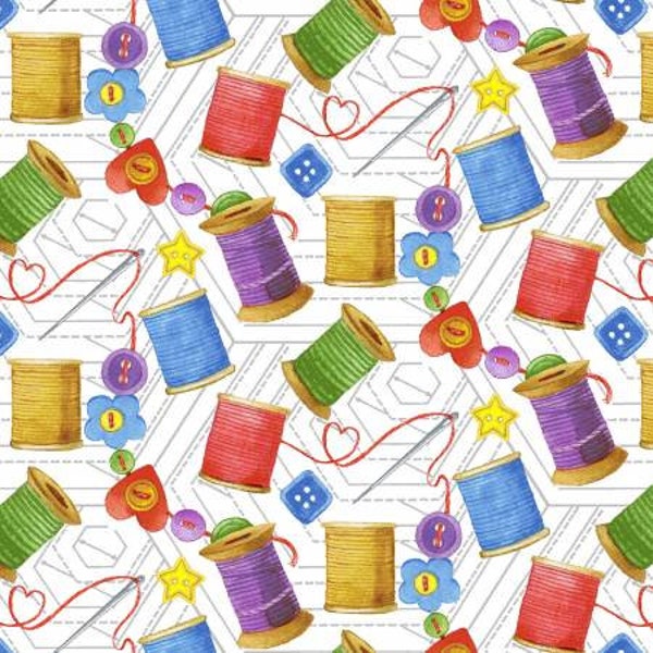 Sewing Theme Fabric - Etsy