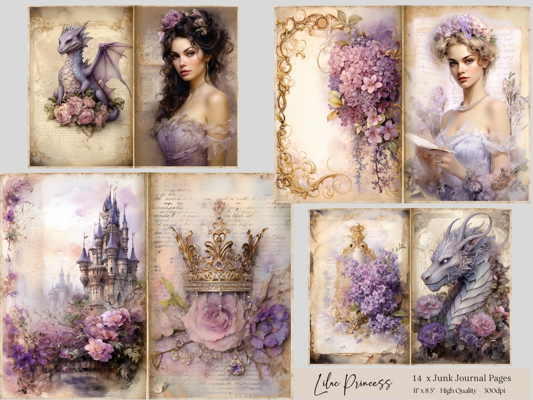 Fairy Junk Journal, Vintage Fairy Digital Paper Printable, Fairy ...