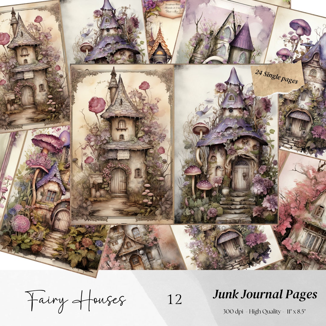 Fairy Forest Junk Journal, Printable Fairytale Journal Pages Fairy ...