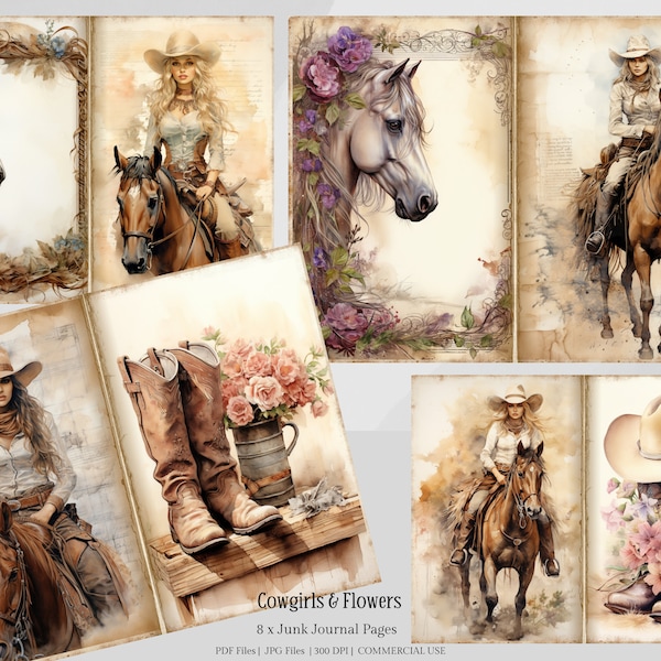 Western Collage - Etsy