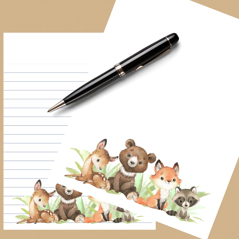 Woodland Paper - Etsy