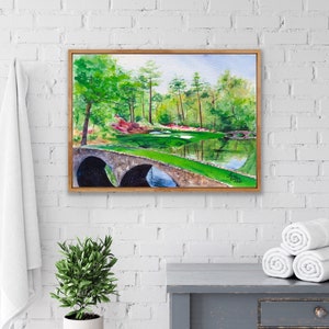 The Masters Amen Corner Hole #12 Augusta National Golf Course - Etsy