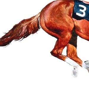 The Finishing Stride: Secretariat's Triumph Horse Racing Print, Equine ...
