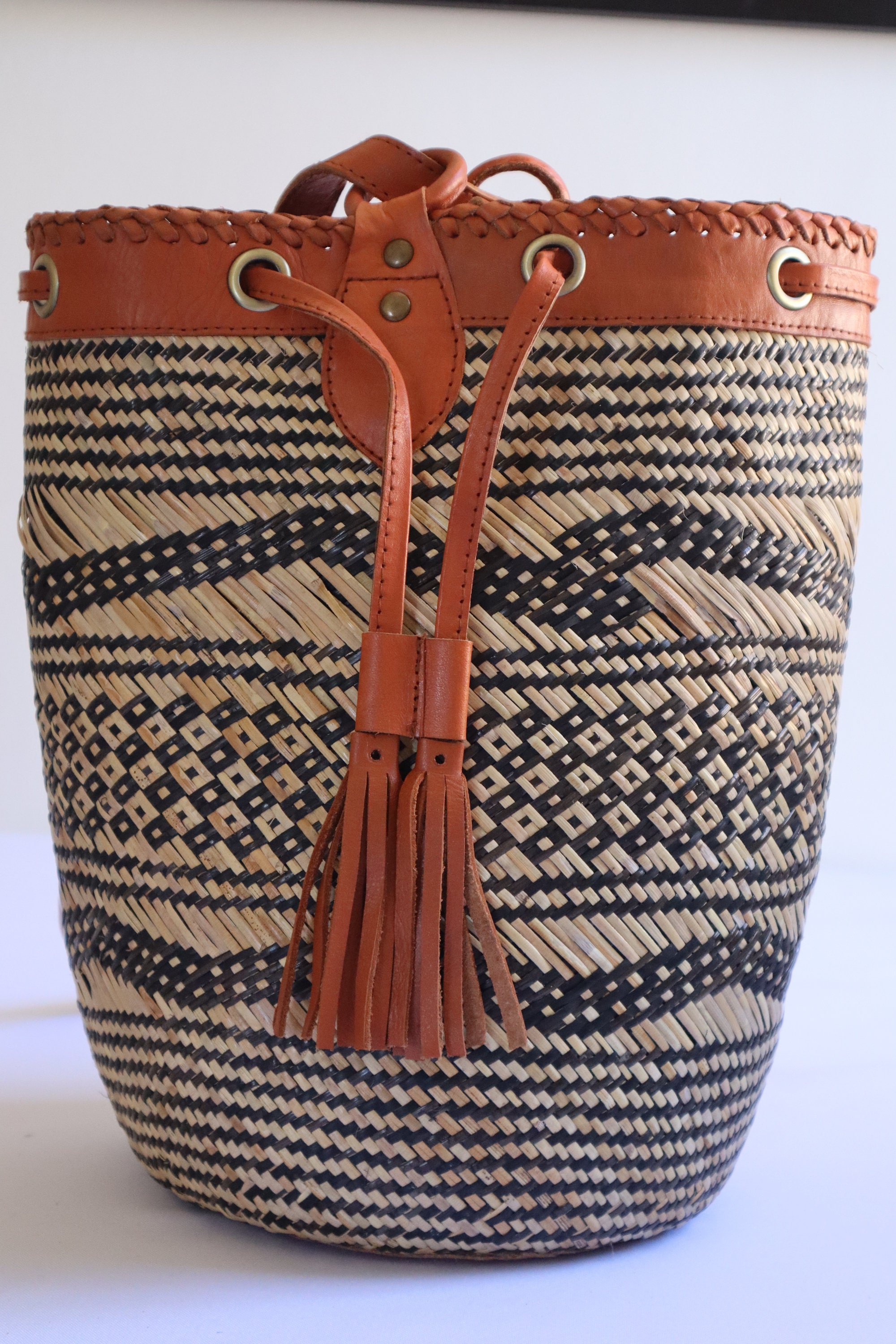 Rattan Bag, Rattan Backpack, Tribal, Tulum, Crossbody Shoulder Backpack ...