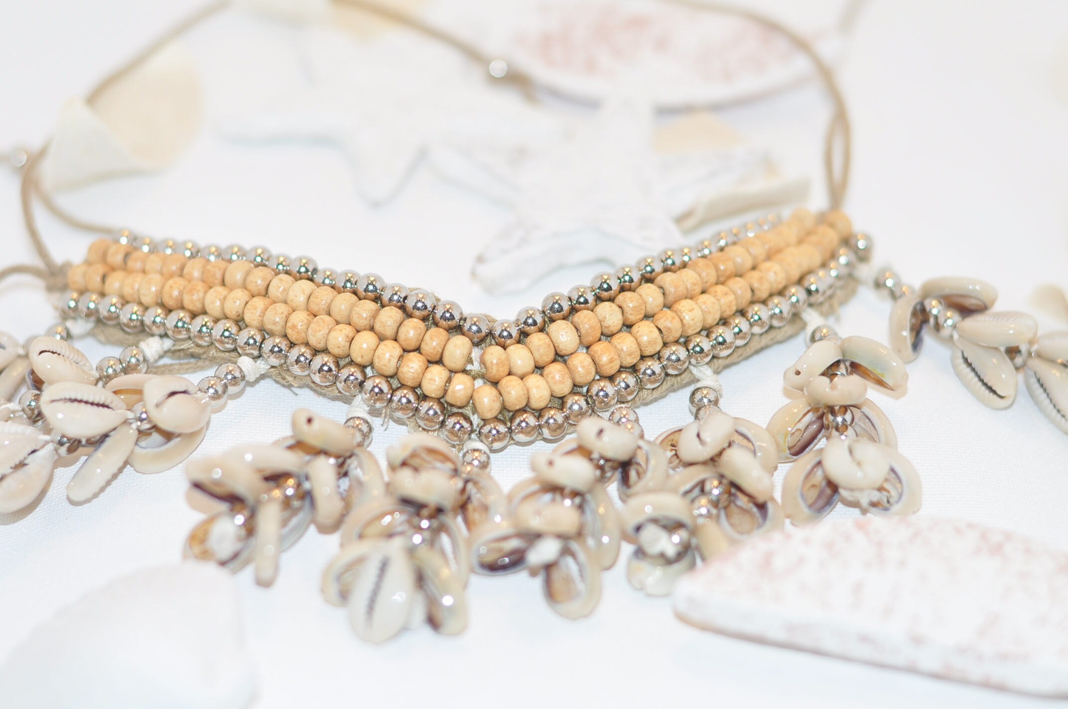 Tribal Shell Necklace,burning Man, Festival Clothing, Burning Man ...