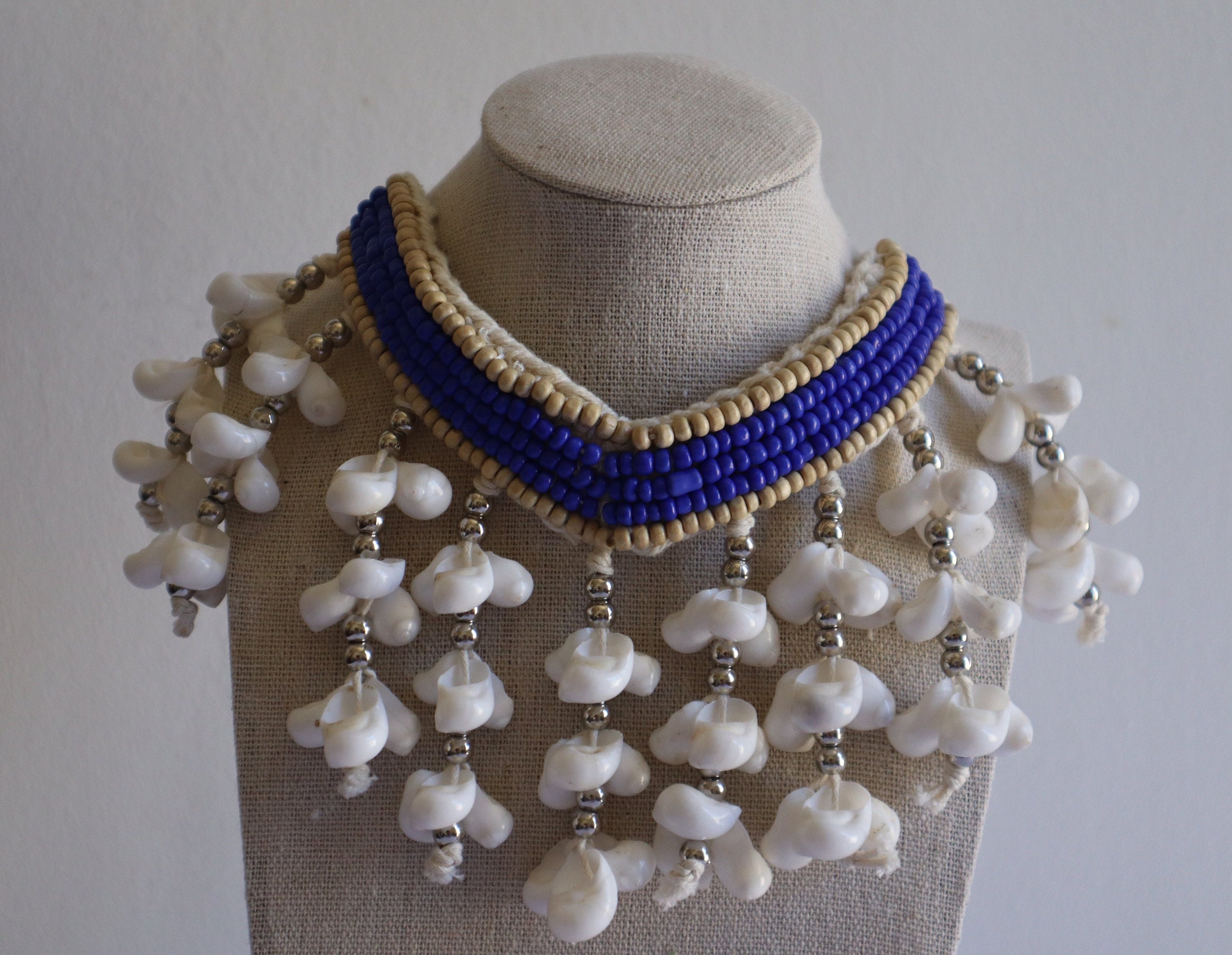 Tribal Shell Necklace,burning Man, Festival Clothing, Burning Man ...