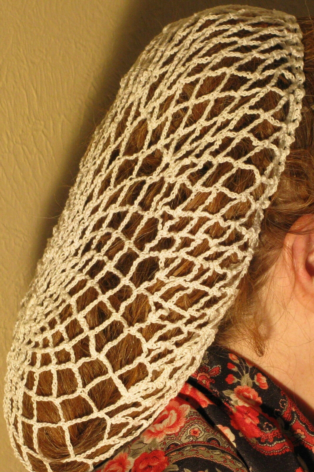 SNOOD or HAIR Net. Hand Crocheted. Civil War Victorian | Etsy
