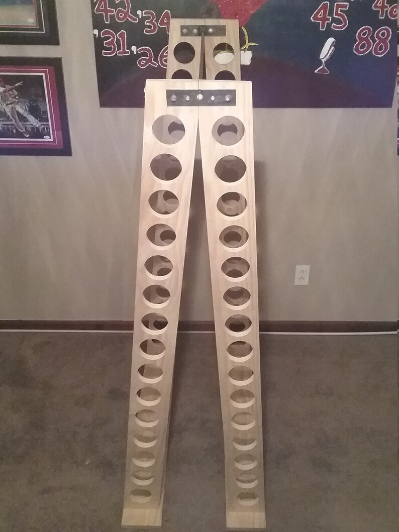 30 Bat Wood A-frame Baseball Bat Display Rack Premium Pine - Etsy