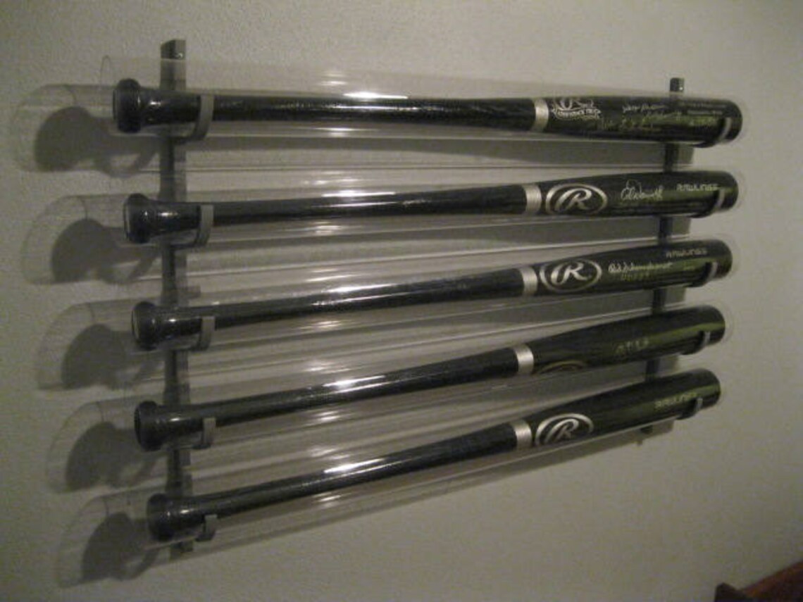 5bat Rack Metal Baseball Bat Display Rack | Etsy