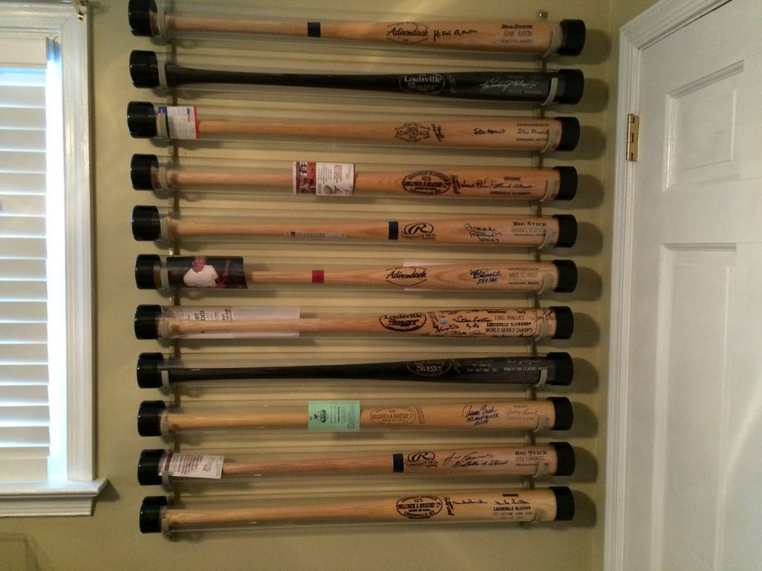 10bat Metal - Baseball Bat Display Rack ** 10bat - Etsy