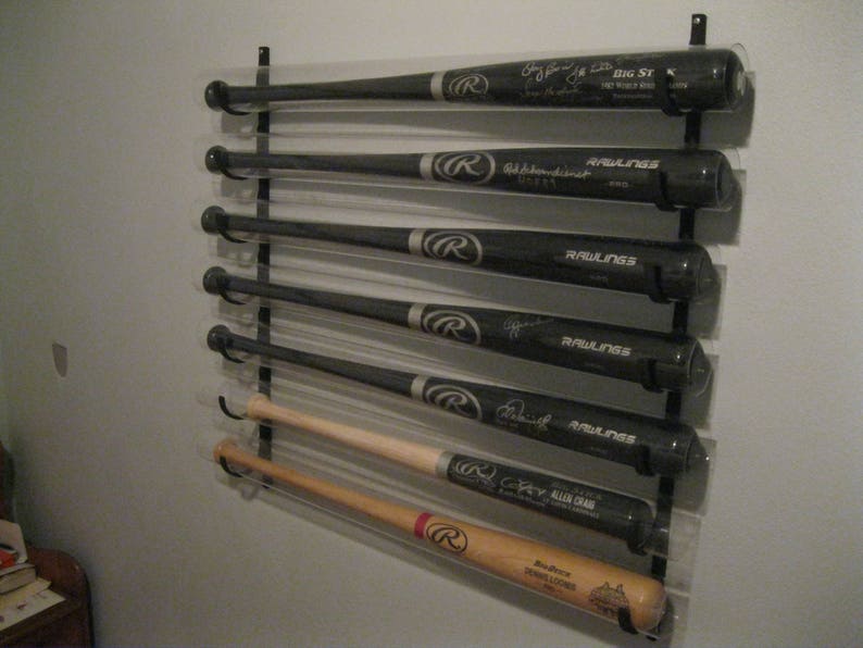 7bat Rack Metal Baseball Bat Display Rack - Etsy