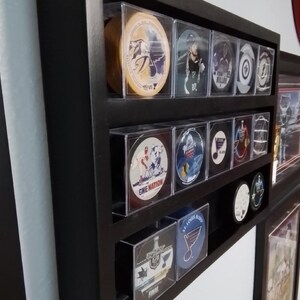 Hockey Puck Display Shelf - Holds 15 Pucks - Etsy