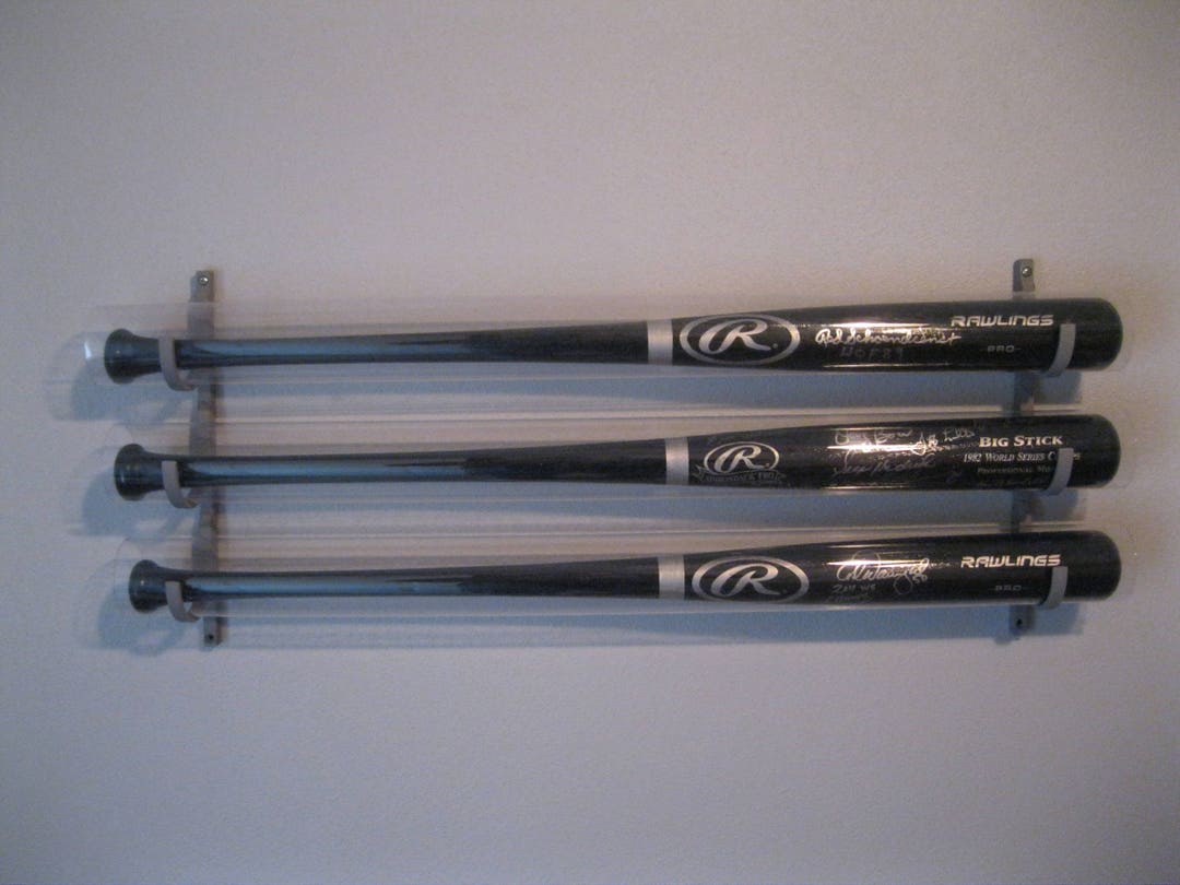 3bat Rack Metal - Baseball Bat Display Rack - Etsy