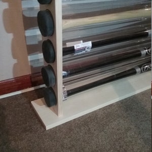 10 Bat - Wood Free Standing Baseball Bat Display Rack - Etsy