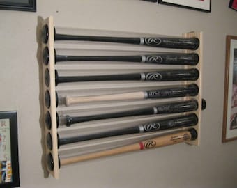 9bat Wood Baseball Bat Display Rack Premium Pine Wood - Etsy