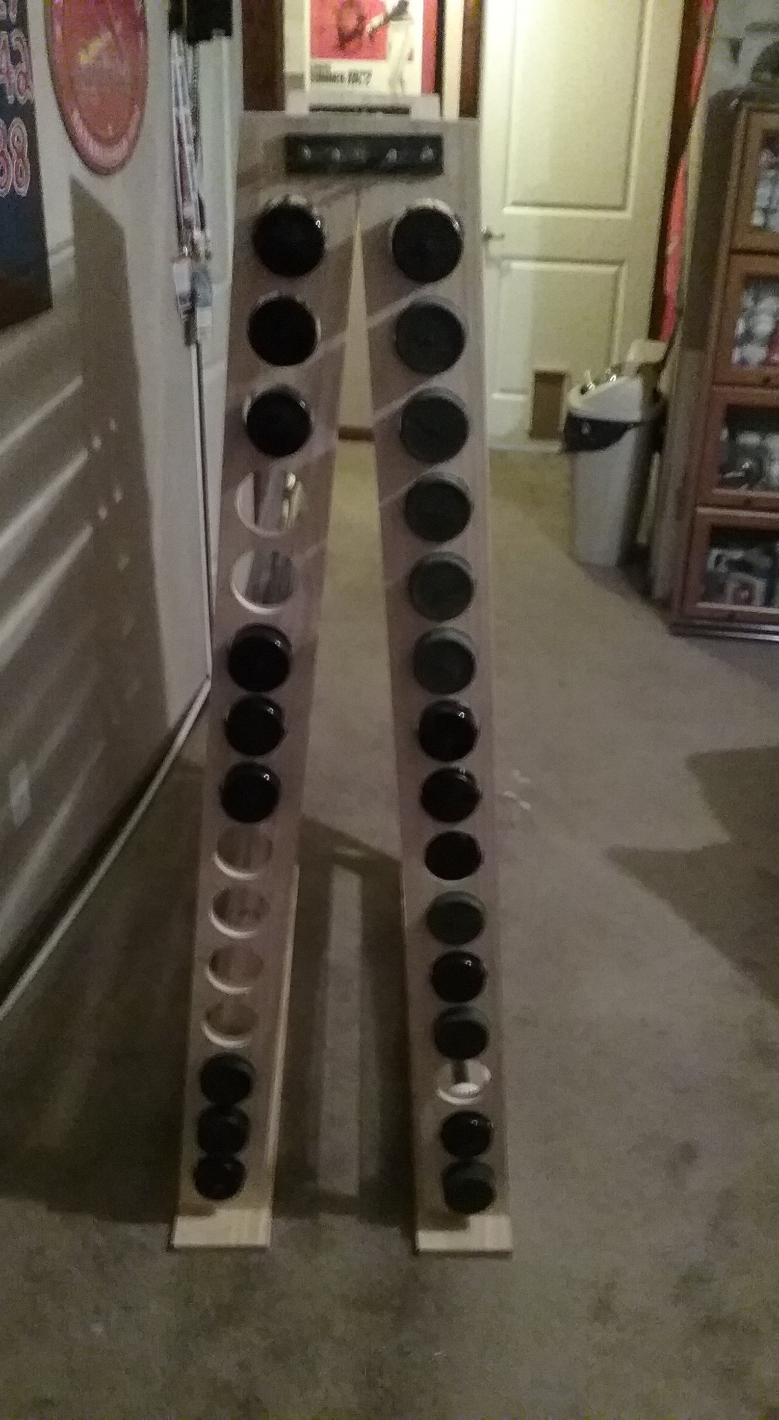 30 Bat Wood A-frame Baseball Bat Display Rack Premium Pine - Etsy