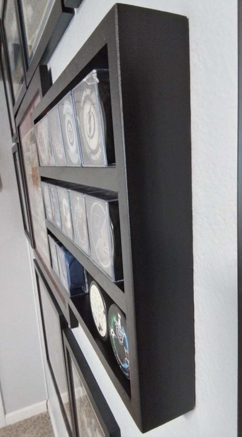 Hockey Puck Display Shelf - Holds 15 Pucks - Etsy