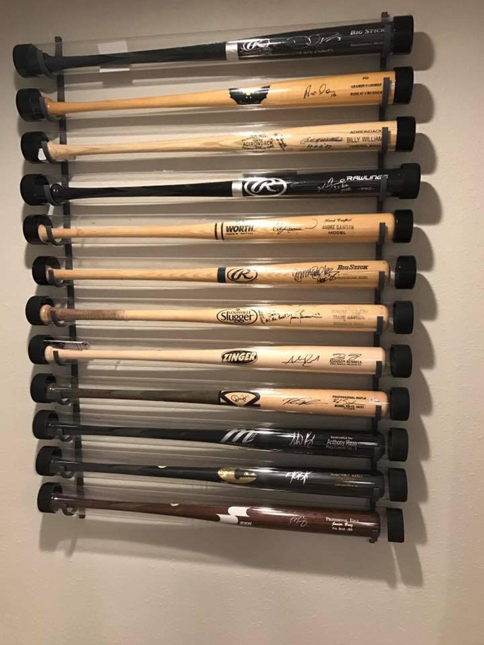 9bat Rack Metal Baseball Bat Rack - Etsy