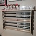 3bat Wood W/ Top Shelf - Baseball Bat Display Rack - Premium Pine Wood ...