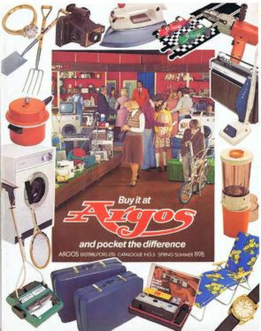 Vintage 1970S Argos Home Catalogue Mail Order Collection X 5 Download ...