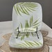 Vintage Corelle Bamboo Leaf Square Dinner Plates Set of 4, Palm Leaf ...