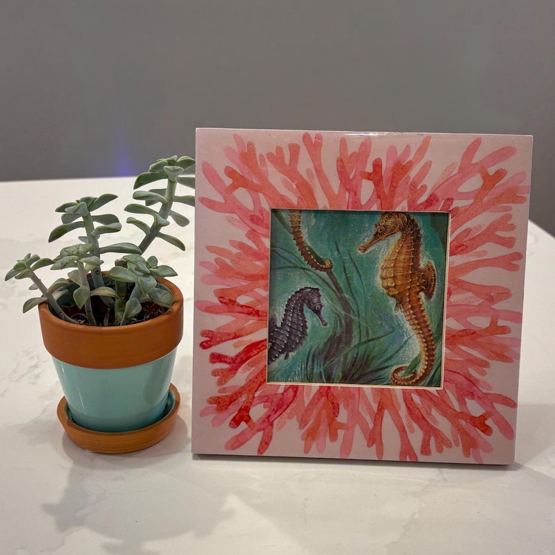 Coral Picture Frame - Etsy