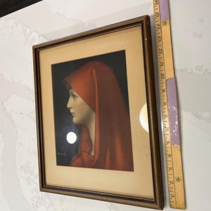 Vintage Henner Saint Fabiola Framed Lithograph Art Print - Etsy