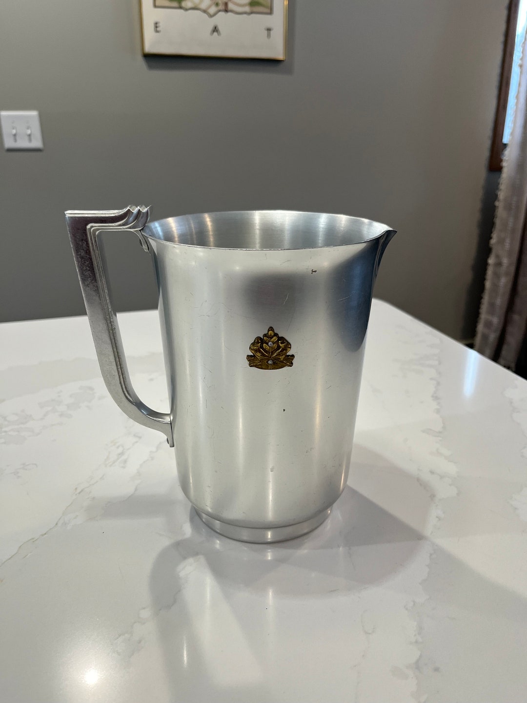 Vintage Kensington Aluminum Silver Tone Pitcher - 1930s/modern ...