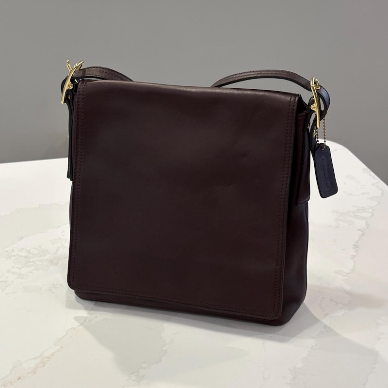 Boho Coach Leather Bag - Etsy