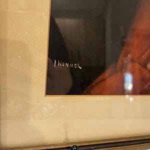 Vintage Henner Saint Fabiola Framed Lithograph Art Print - Etsy